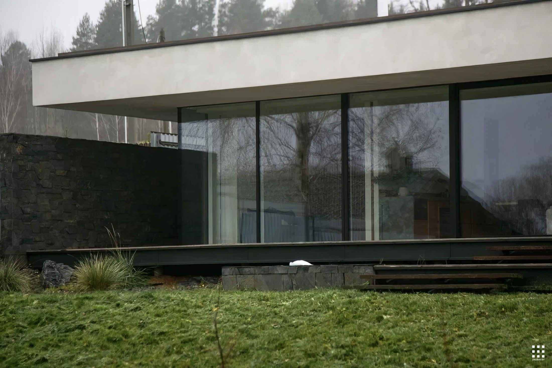 Архитектурный проект Introvert house от «ZROBIM architects»